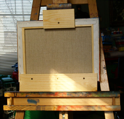 Easel modification to support edge painting - WetCanvas: Online Living ...