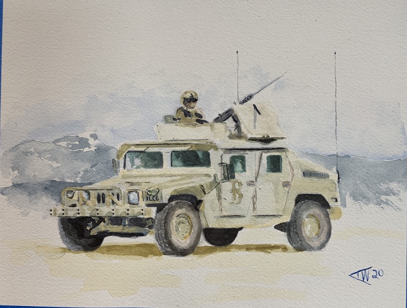 An Army Humvee - WetCanvas: Online Living for Artists