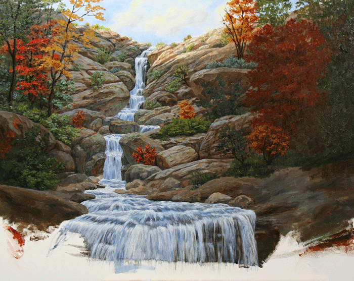Waterfall Crossing - need your vote! - WetCanvas: Online Living for Artists