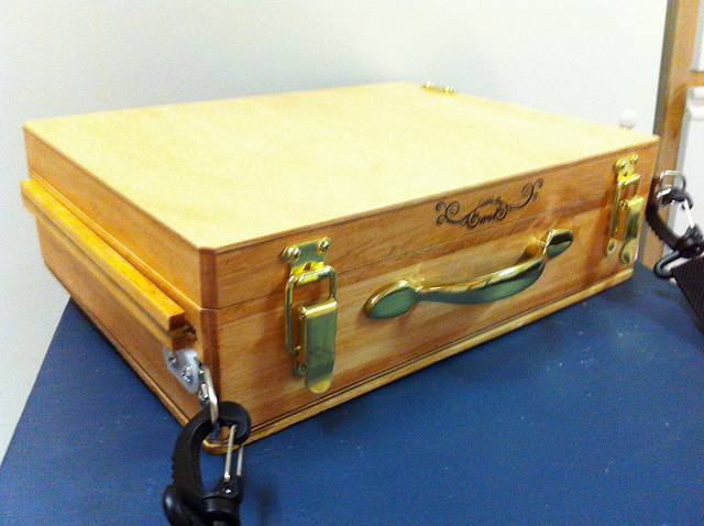 Home made Pochade box. - WetCanvas: Online Living for Artists