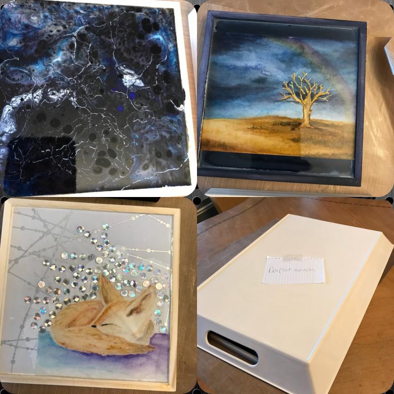 Da Vinci wood liquid art panels and resin - WetCanvas: Online Living ...