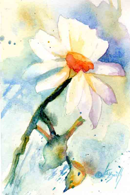 Wednesday Daisy ~ xPost Miniatures - WetCanvas: Online Living for Artists