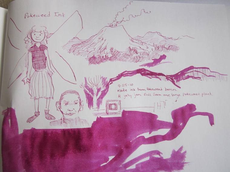 Homemade pokeweed berry ink - WetCanvas: Online Living for Artists