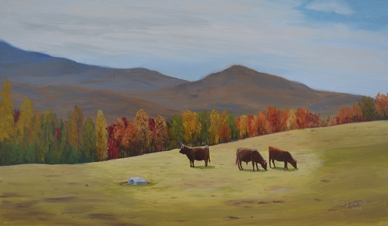 Cows in Autumn - WetCanvas: Online Living for Artists
