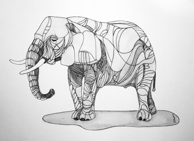Elephant Shapes - WetCanvas: Online Living for Artists