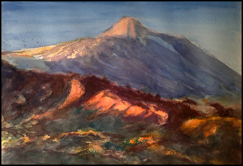 Teide sunset - WetCanvas: Online Living for Artists