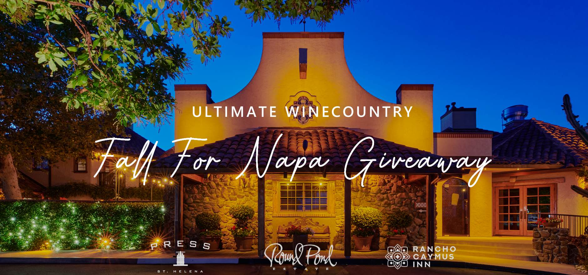 Fall for Napa Giveaway 2022 - NapaValley.com