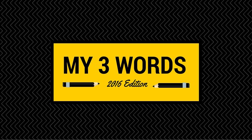 My 3 Words for 2016 - Websites in WP