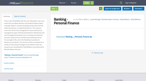 Banking - Personal Finance | WISELearn Resources