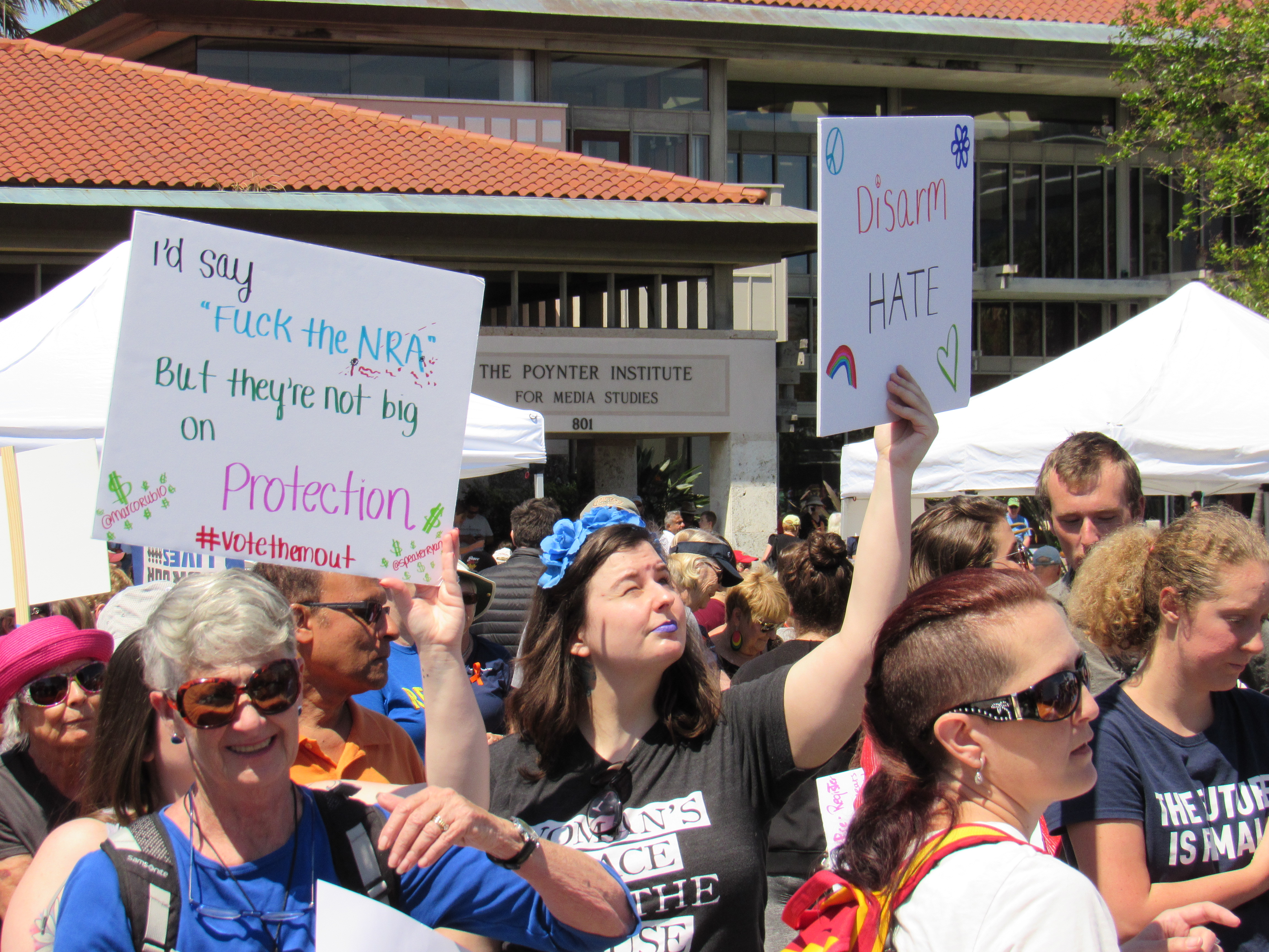 WMNF | March For Our Lives ~ St. Pete ~ signs - WMNF