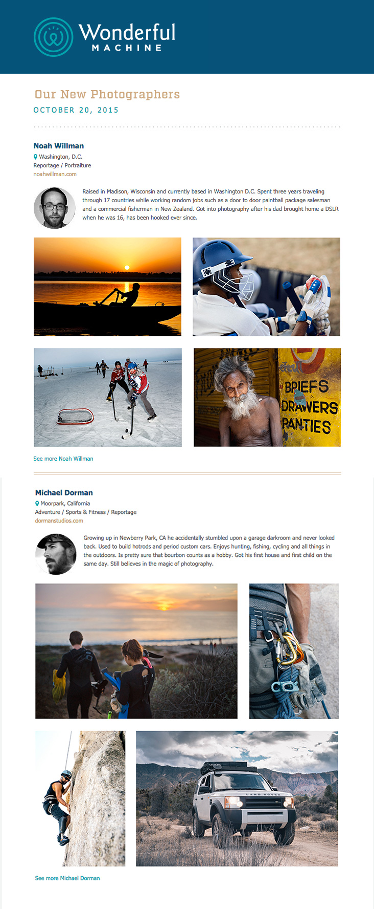 Emailers: October 20, 2015