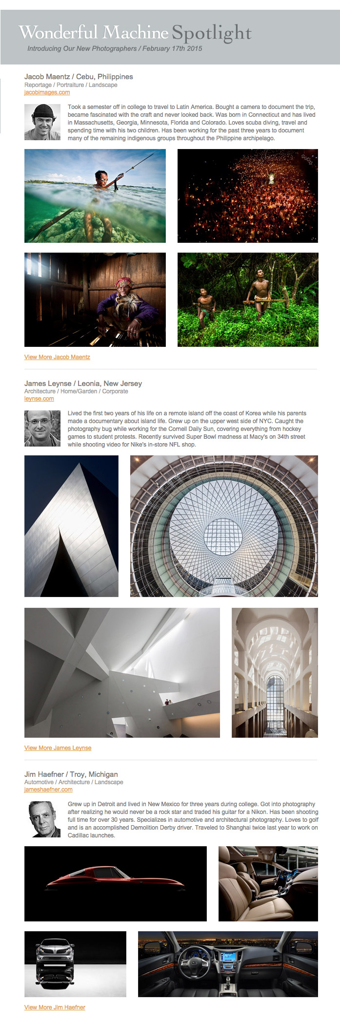 Emailers: February 17, 2015