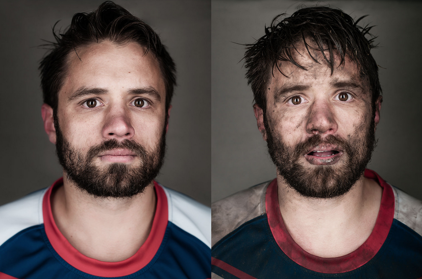 Unpublished: Josh Huskin: Before & After Rugby Portraits | Wonderful ...