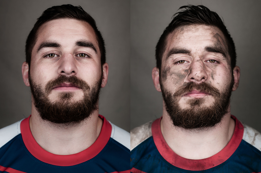 Unpublished: Josh Huskin: Before & After Rugby Portraits | Wonderful ...