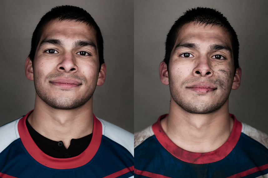 Unpublished: Josh Huskin: Before & After Rugby Portraits | Wonderful ...