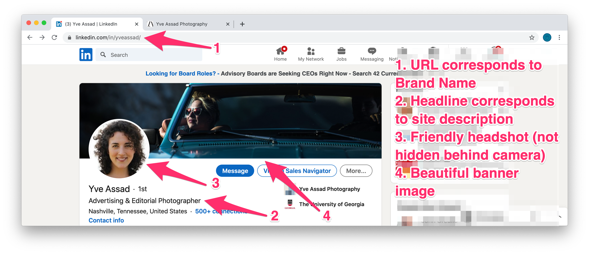 Expert Advice: LinkedIn for Photographers