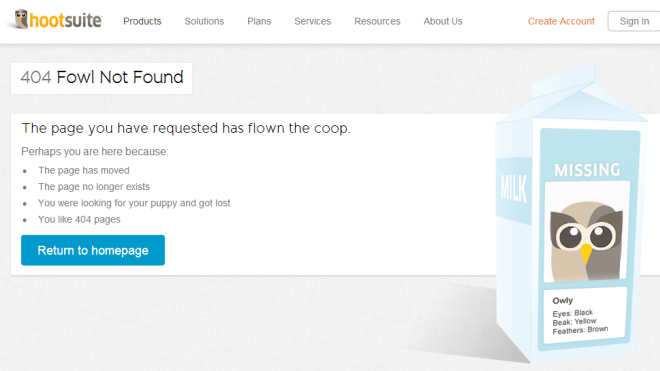404 Pages - What Makes a Great 404 Error Page?