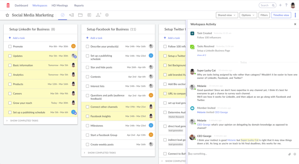 workspace_chat | Redbooth