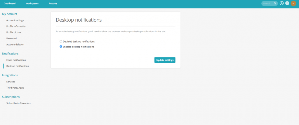 Enable Desktop Notifications – Redbooth Help