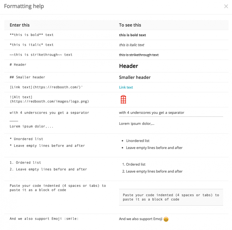Comment and Attach Files – Redbooth Help