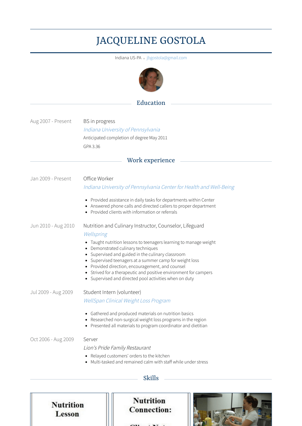 Office Worker Resume Samples And Templates VisualCV