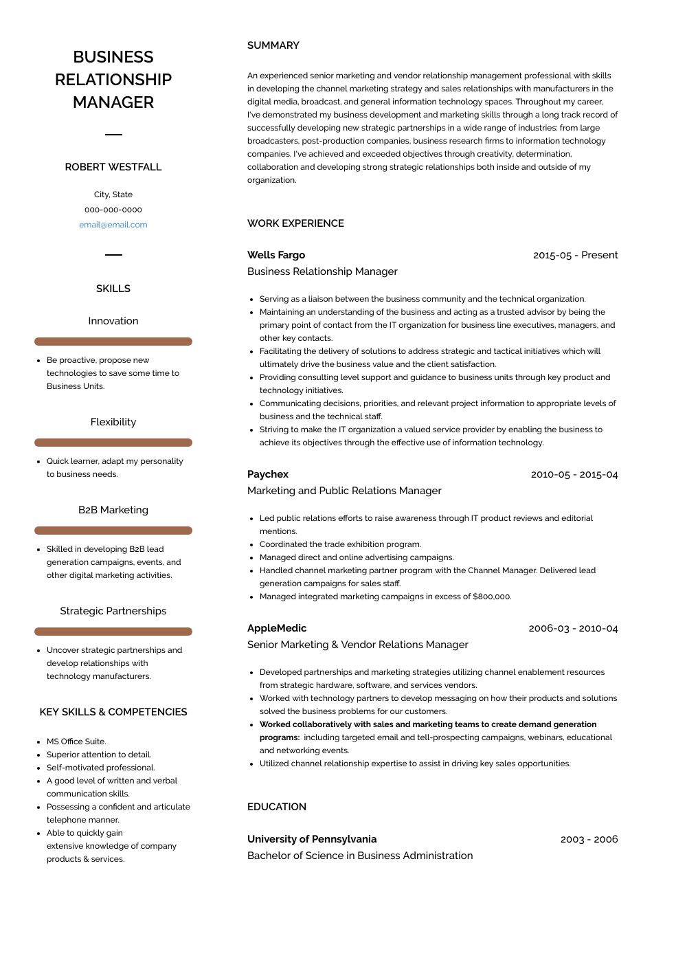 Relationship Manager Resume Samples And Templates VisualCV