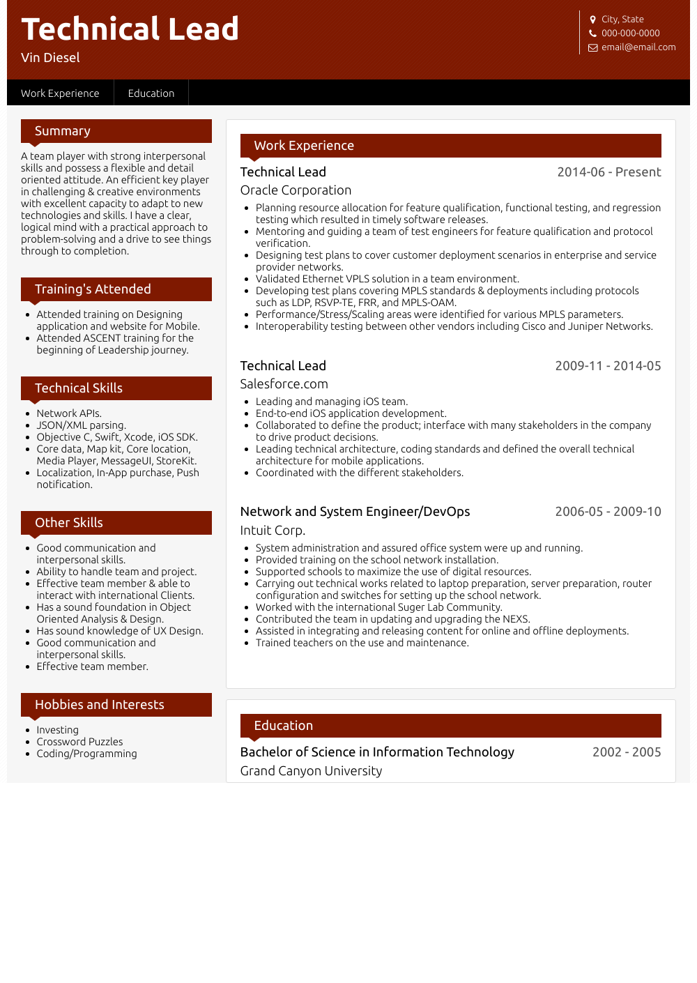 Technical Team Lead Resume Sample The Cover Letter For Teacher