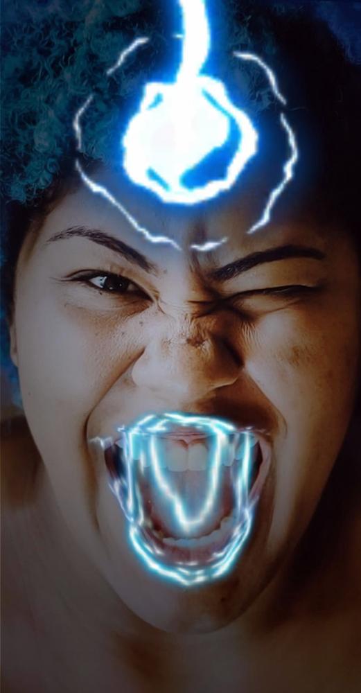 Face Gestures Electric Effects Instagram Filter