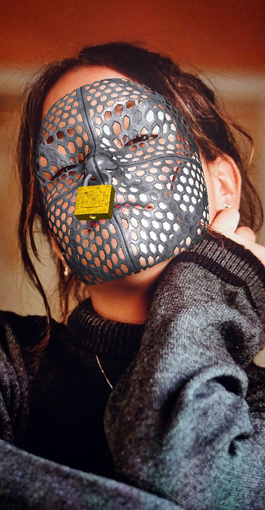 LOCKED! - Facial Metal Cage Instagram Filter