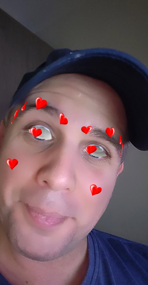 In Love - Heart Eyes Valentine's day Instagram Filter