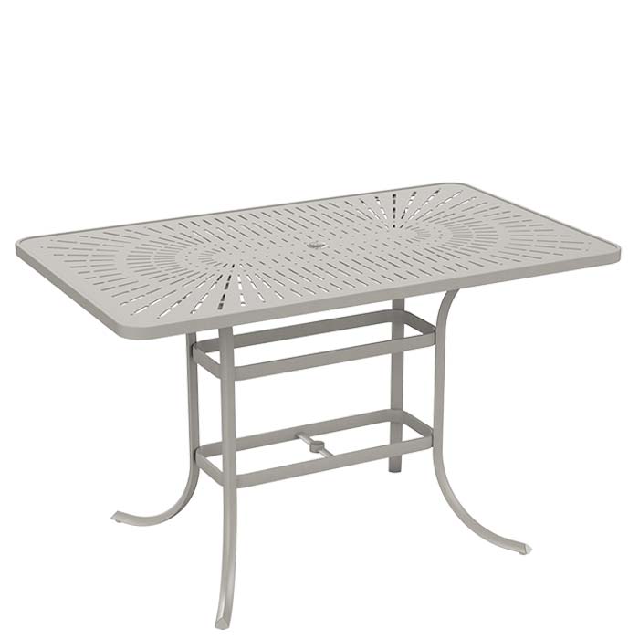 Tropitone: La'Stratta Patterned Aluminum Tables - Offenbachers