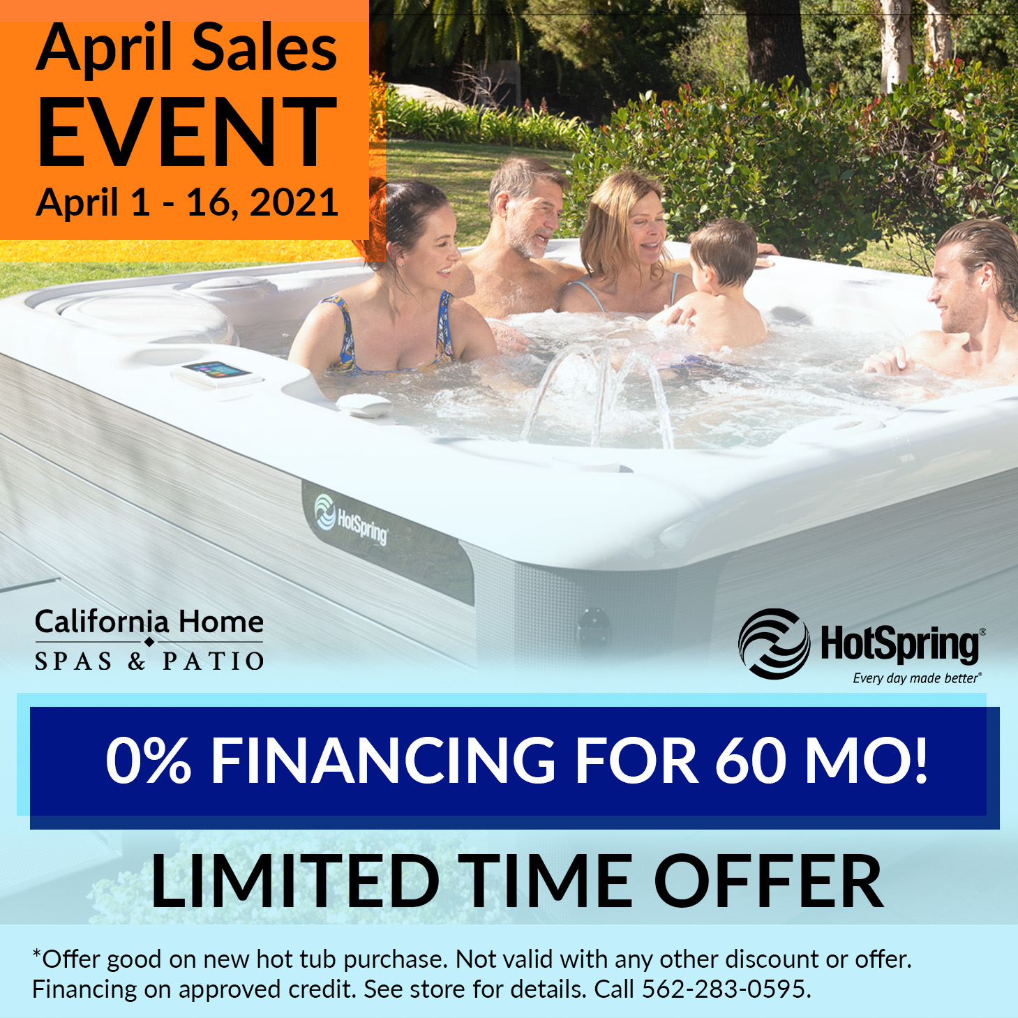 Current Promotions - California Home Spas & Patio