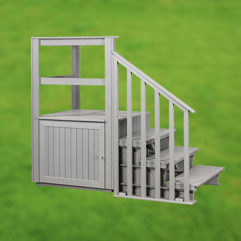 Swim Spa Deck & Steps - Capital Hot Tubs