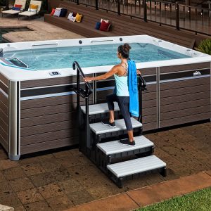 Swim Spa Steps – Great Atlantic Hot Tubs