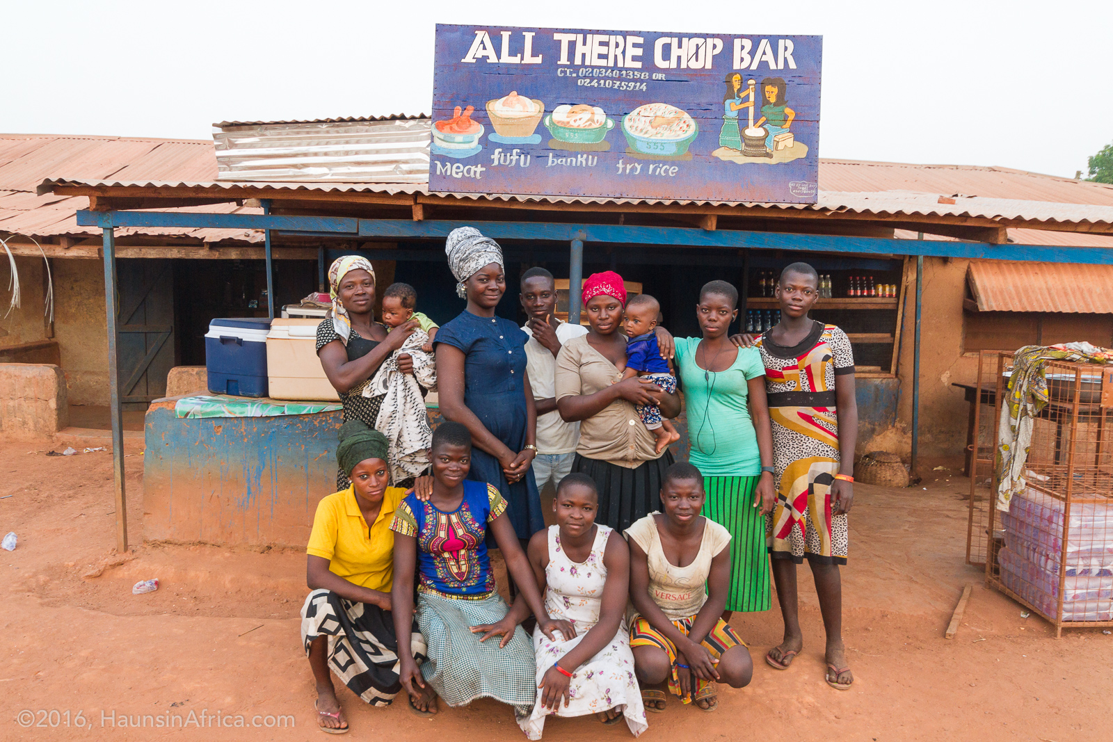 All There Chop Bar - The Hauns in Africa