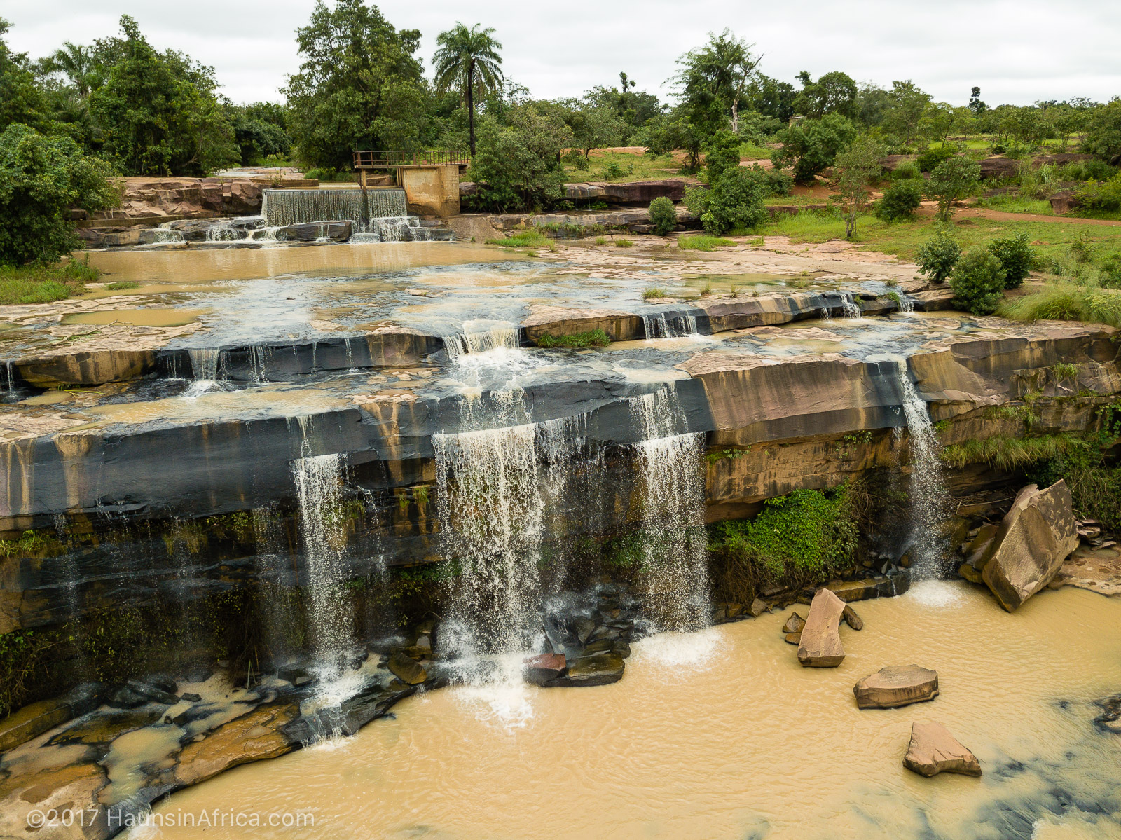 Cascades on the Komoé River - The Hauns in Africa