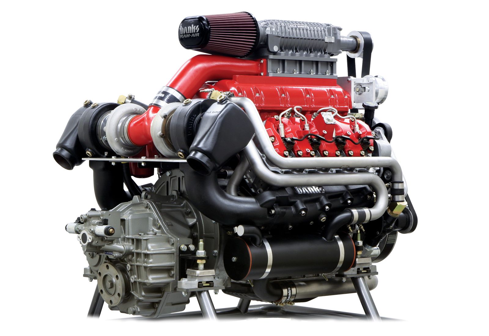 A Supercharged And Turbocharged 6 6L Duramax Crate Engine Banks Power A Supercharged And Turbocharged 6 6L Duramax Crate Engine Banks Power