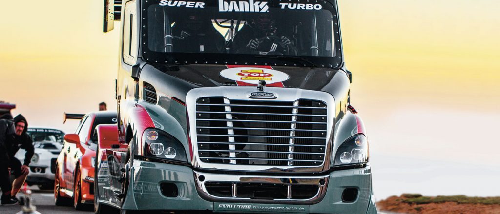 2013 Super-Turbo Freightliner takes on Pikes Peak - Banks Power
