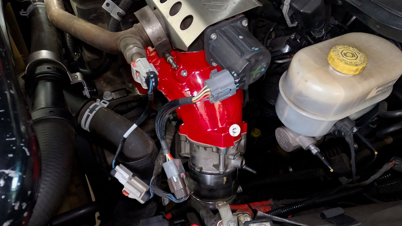 97705 Monster-Ram Intake System w/fuel line-2007-21 Dodge/RAM 6.7L ...