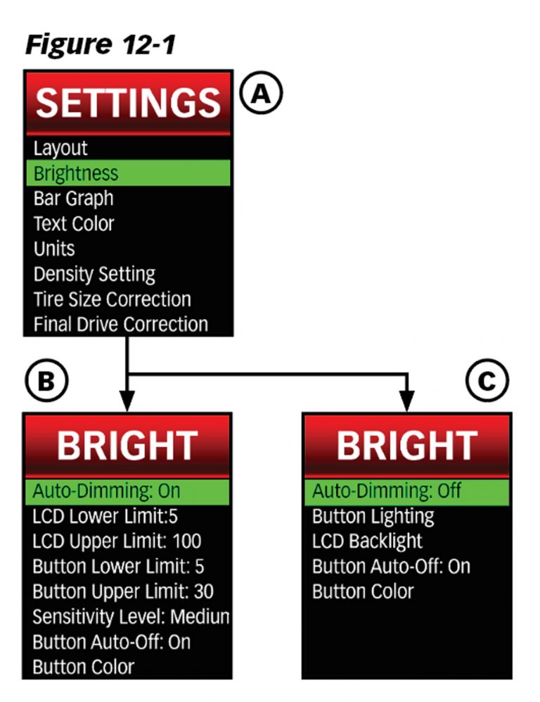 97654 iDash 1.8 DataMonster and Super Gauge: Section 12: Settings ...