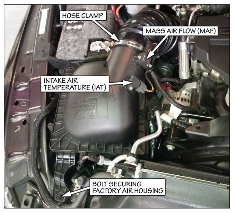 97655 Ram-Air Intake System for 2013-2018 Ram 6.7L Cummins Pickup ...