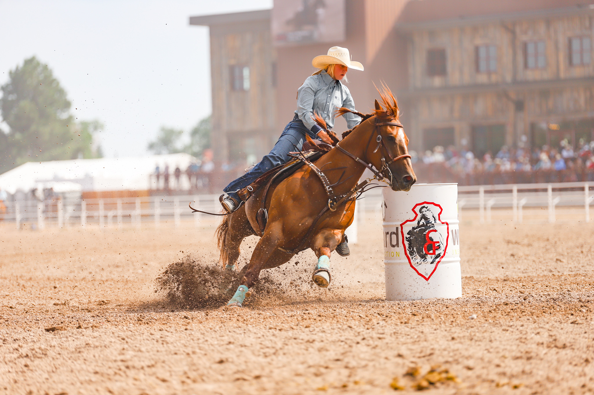 Blazing Speed: Andrea Busby Wins 2022 Cheyenne Frontier Days Barrel ...