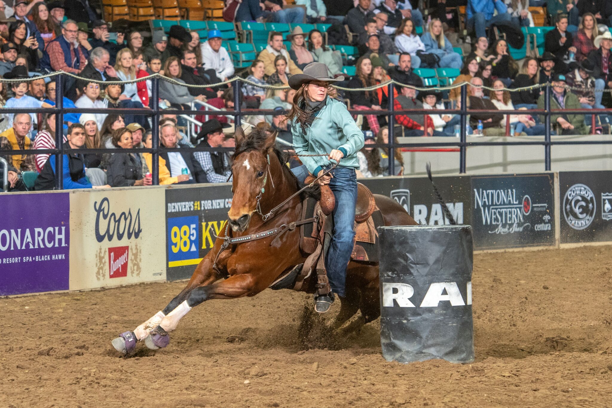 NWSSR in Denver Barrel Racing Results 2023