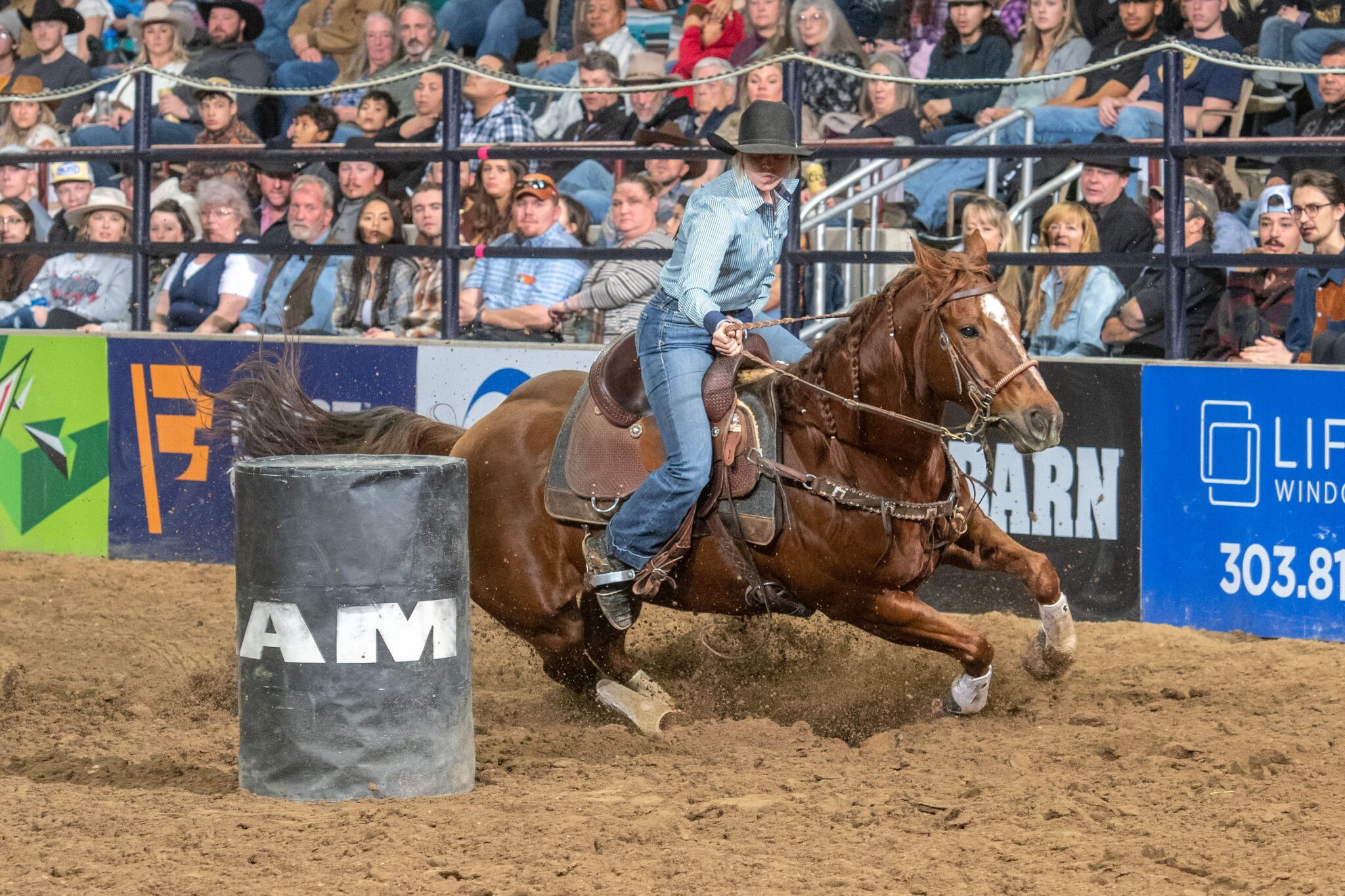 NWSSR in Denver Barrel Racing Results 2023