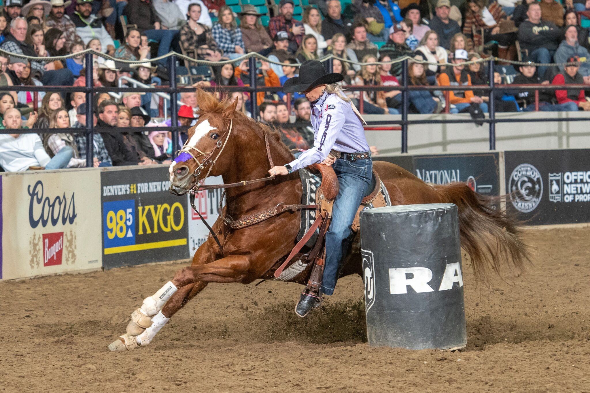 NWSSR in Denver Barrel Racing Results 2023