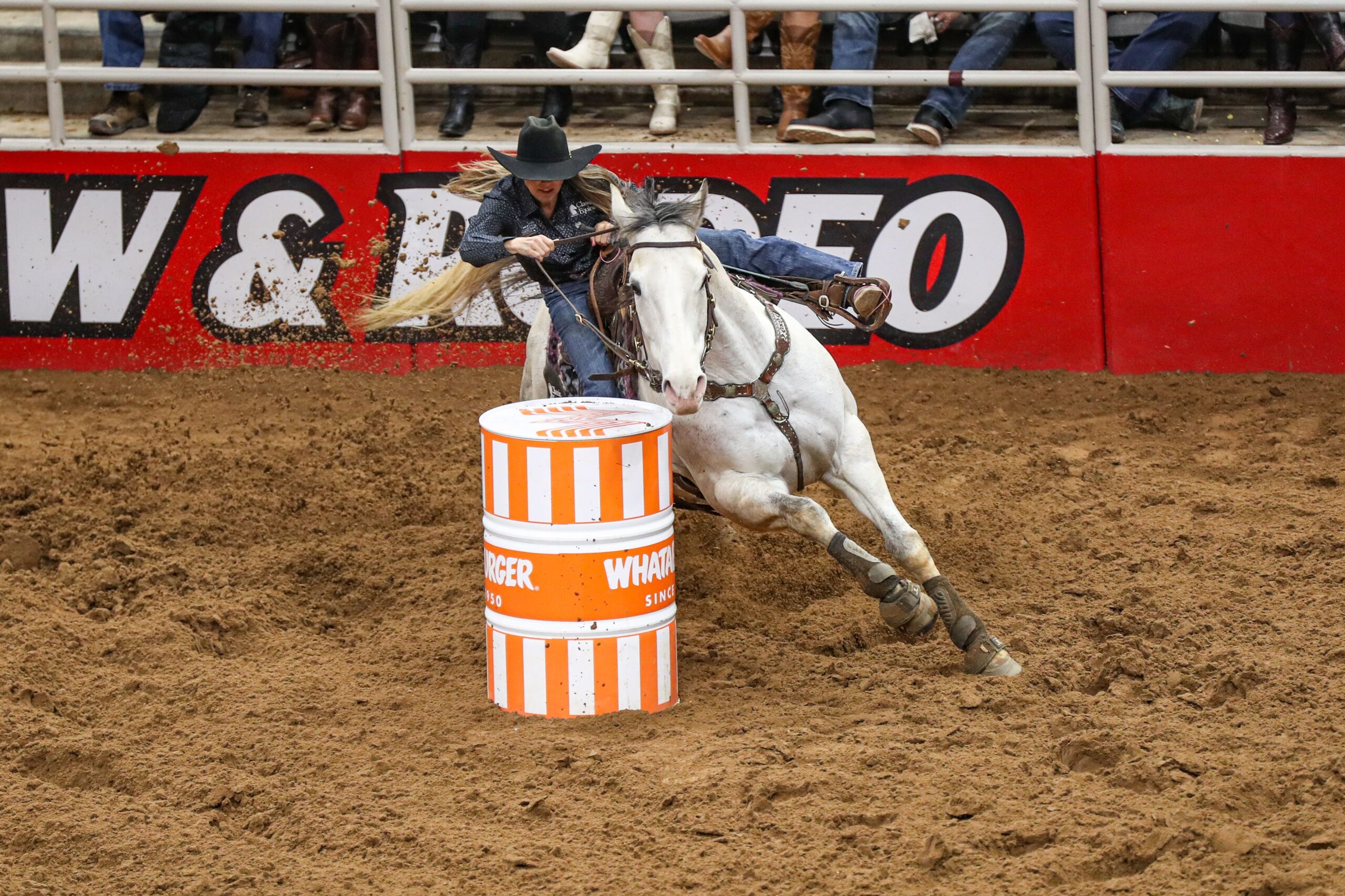 San Antonio Stock Show & Rodeo Barrel Racing is Underway