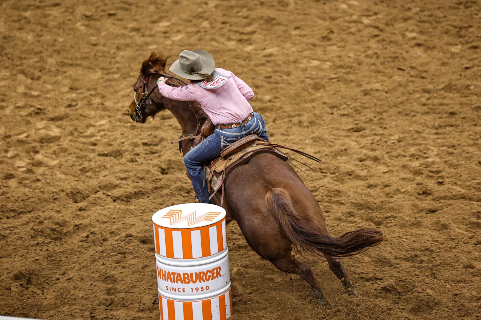 San Antonio Stock Show & Rodeo Barrel Racing is Underway