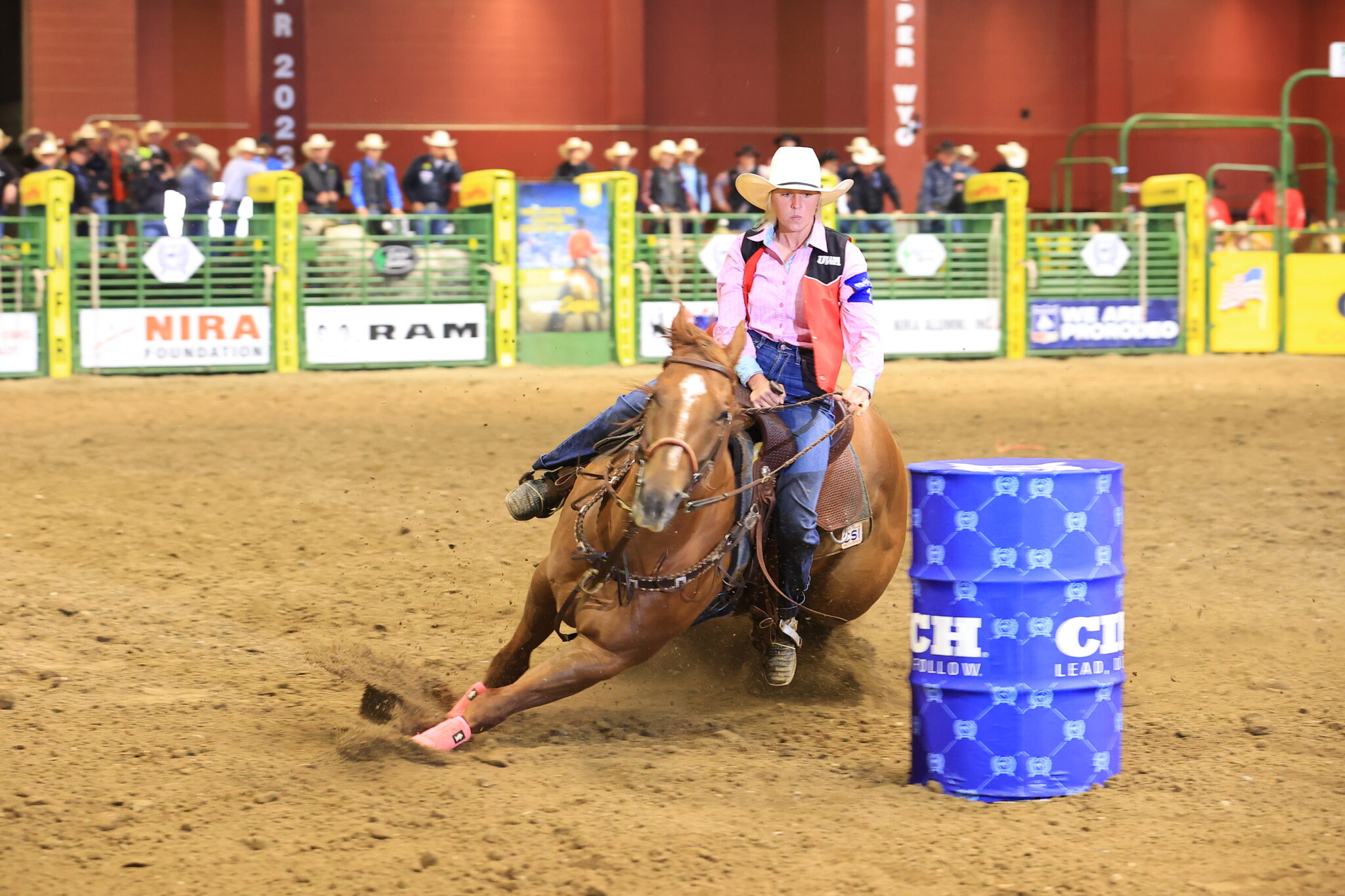 Taycie Matthews is 2023 CNFR Barrel Racing Champion