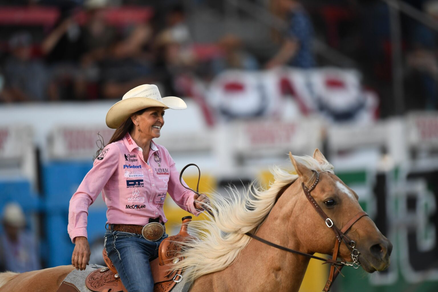 Lisa Lockhart Wins Pendleton Round-Up 2024 Barrel Racing