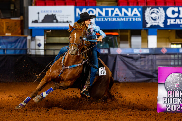 Pink Buckle Barrel Race, Young Guns League Results 2024